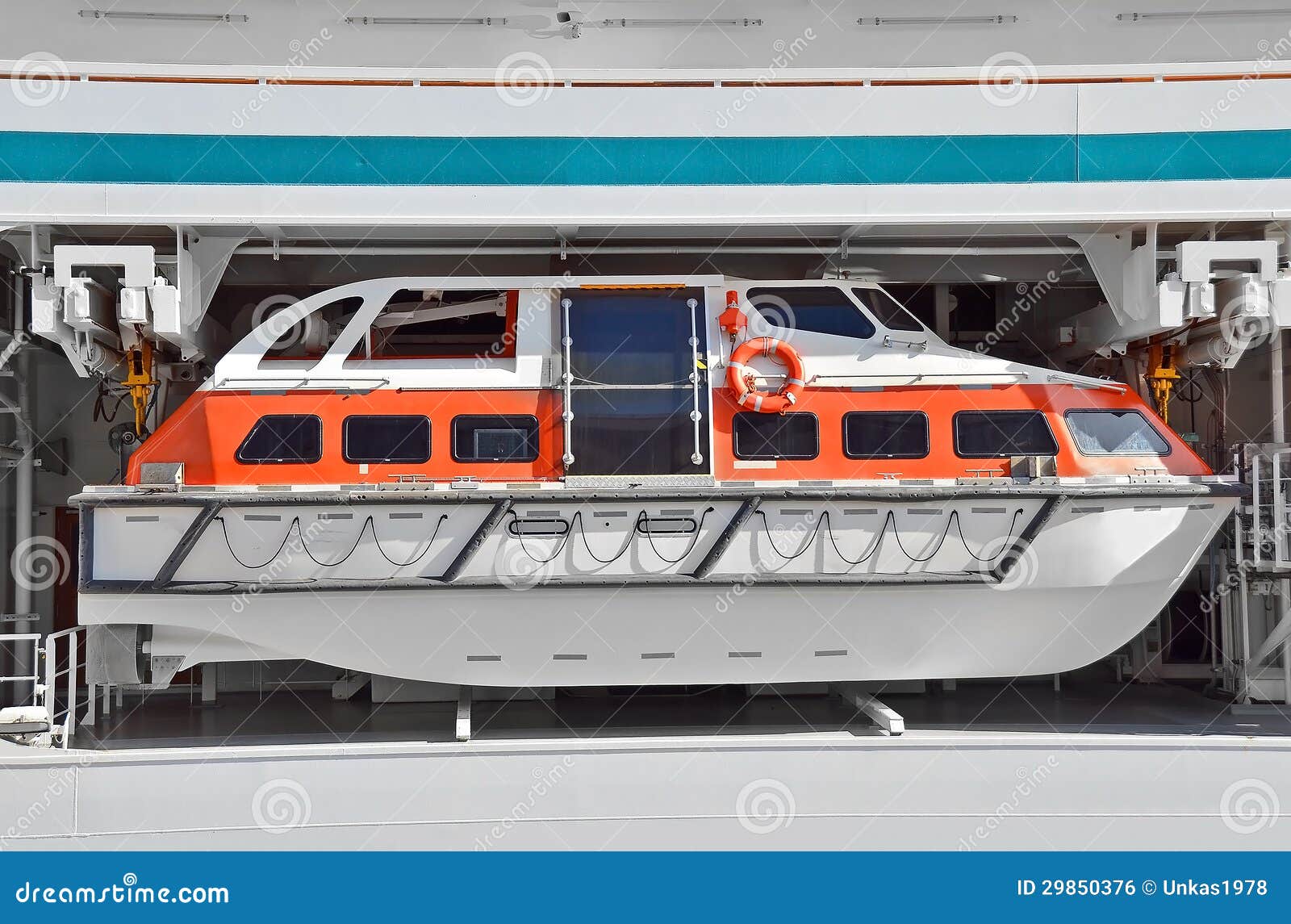 De Reddingsboot Van De Veiligheid Stock Foto - Image of apparatuur ...