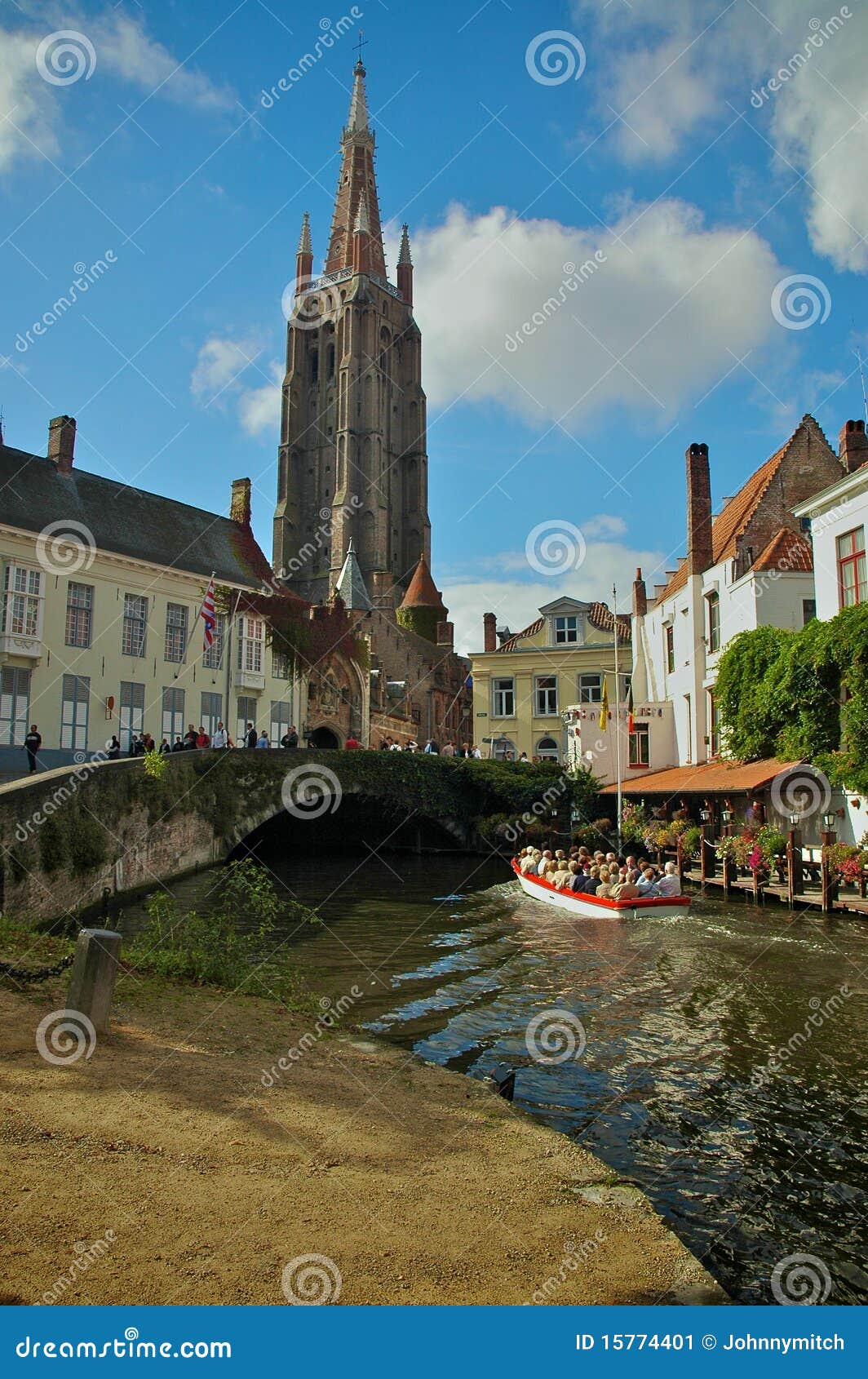 De Reis Van Het Kanaal Van Brugge Stock Afbeelding - Image of ...