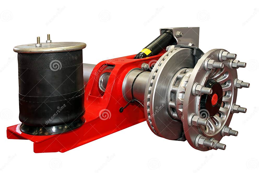 De Remmen Van De Vrachtwagen Stock Foto - Image of aandrijving ...