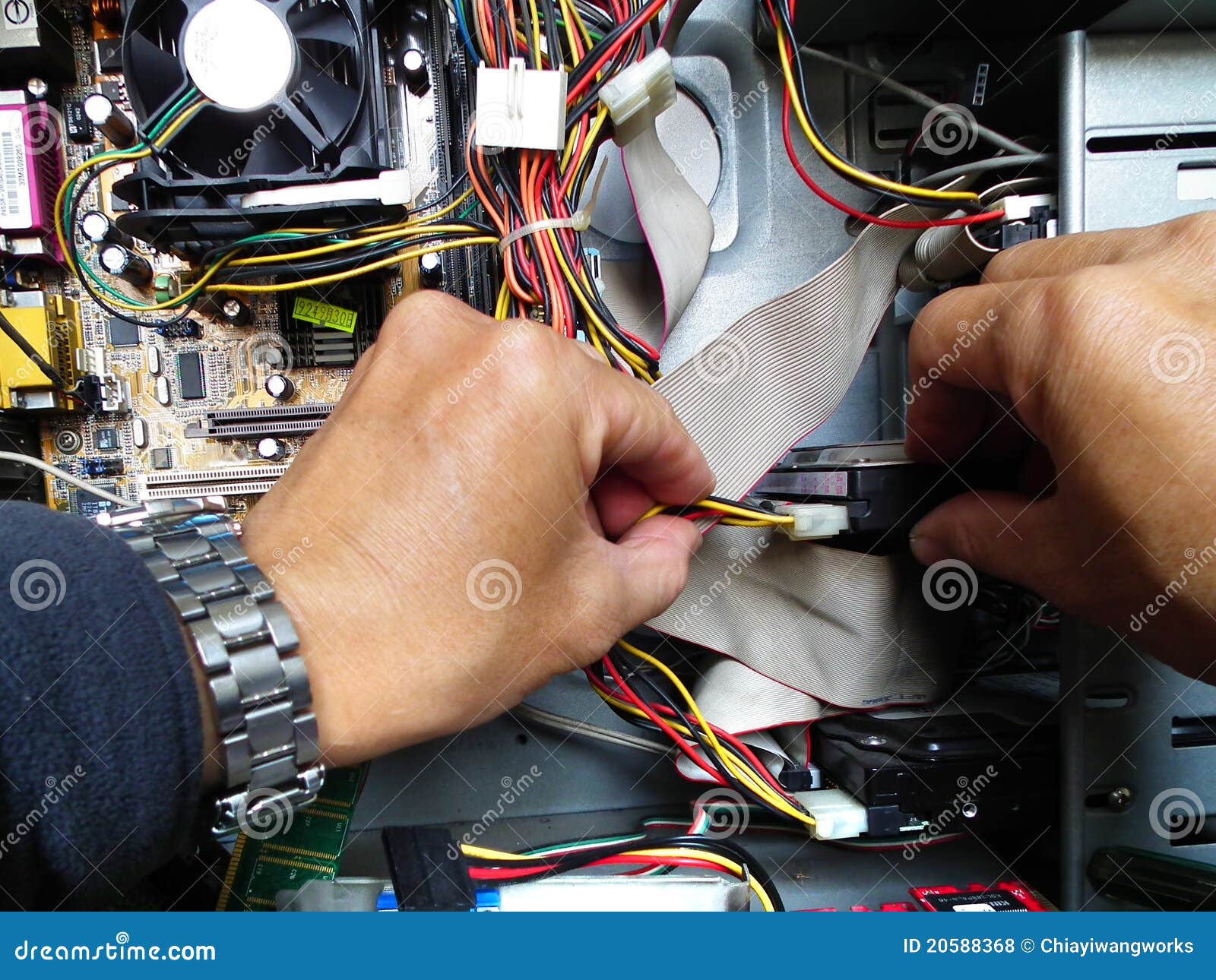 De Reparatie Van De Computer Stock Foto - Image of reparatie ...