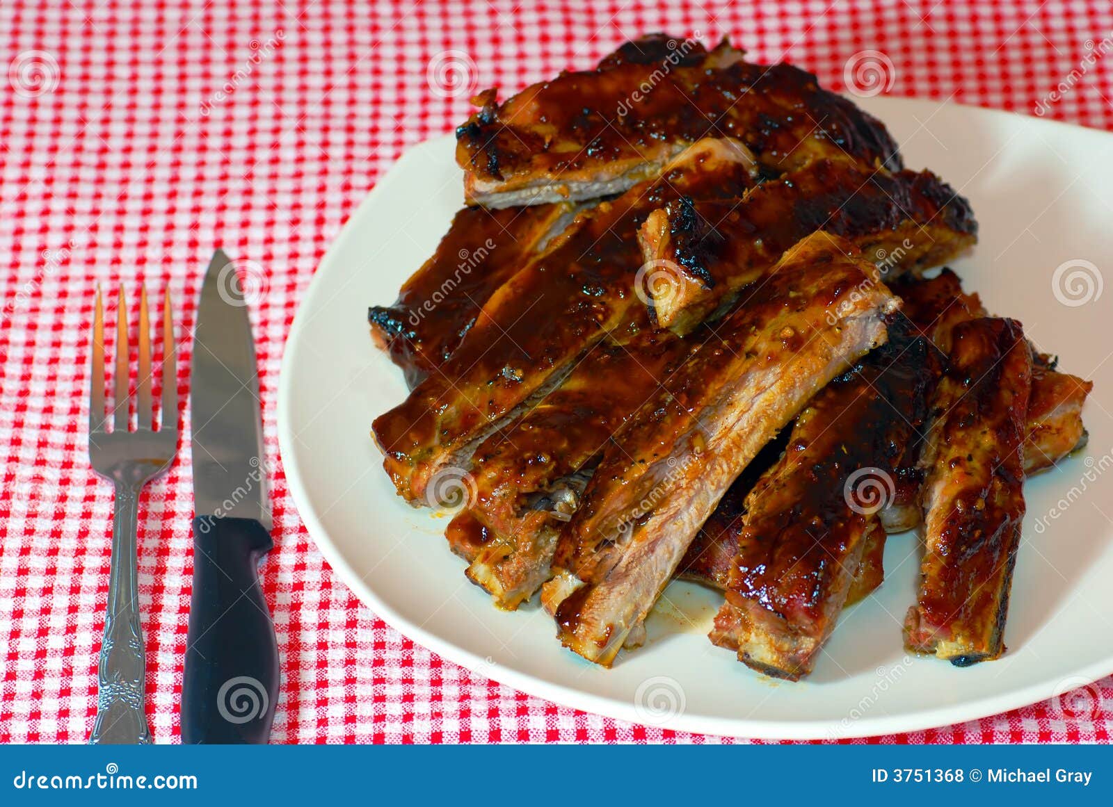 De Ribben van de barbecue stock foto. Image of rundvlees - 3751368