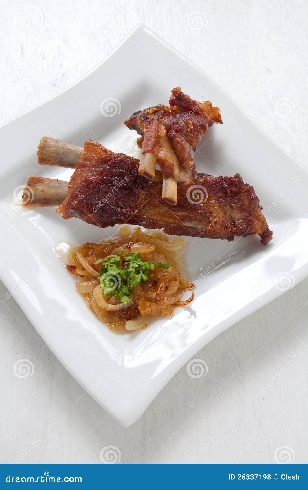 De ribben van het lam stock foto. Image of voedsel, restaurant - 26337198