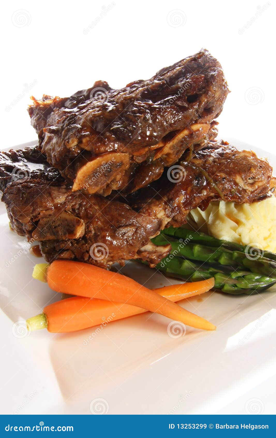 De Ribben Van Het Rundvlees Stock Afbeelding - Image of keuken ...