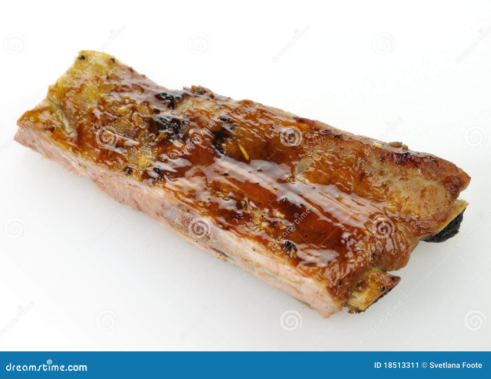 De Ribben Van Het Varkensvlees Stock Afbeelding - Image of geroosterd ...