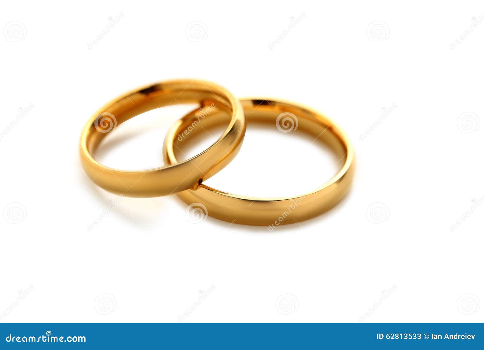 De Ringen Van De Gouden Bruiloft Stock Afbeelding - Image of liefde ...