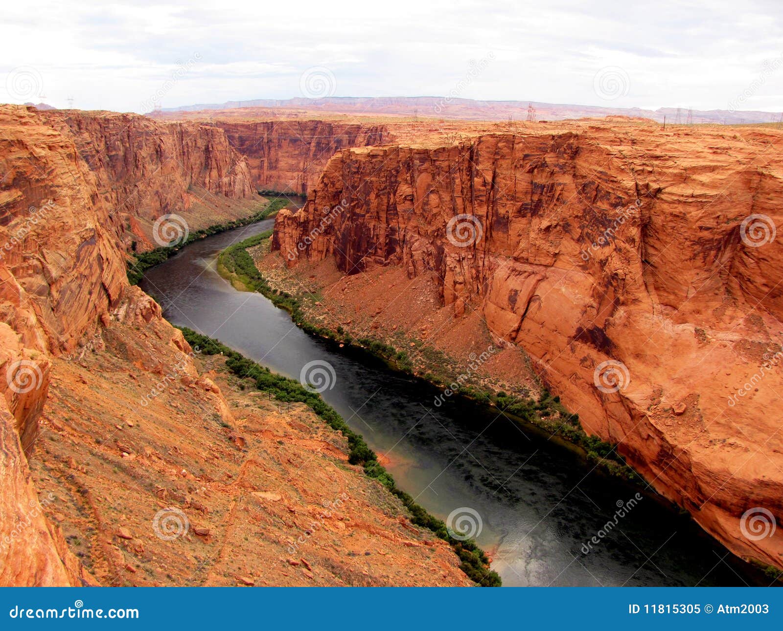 De rivier van Colorado stock afbeelding. Image of zuiden - 11815305