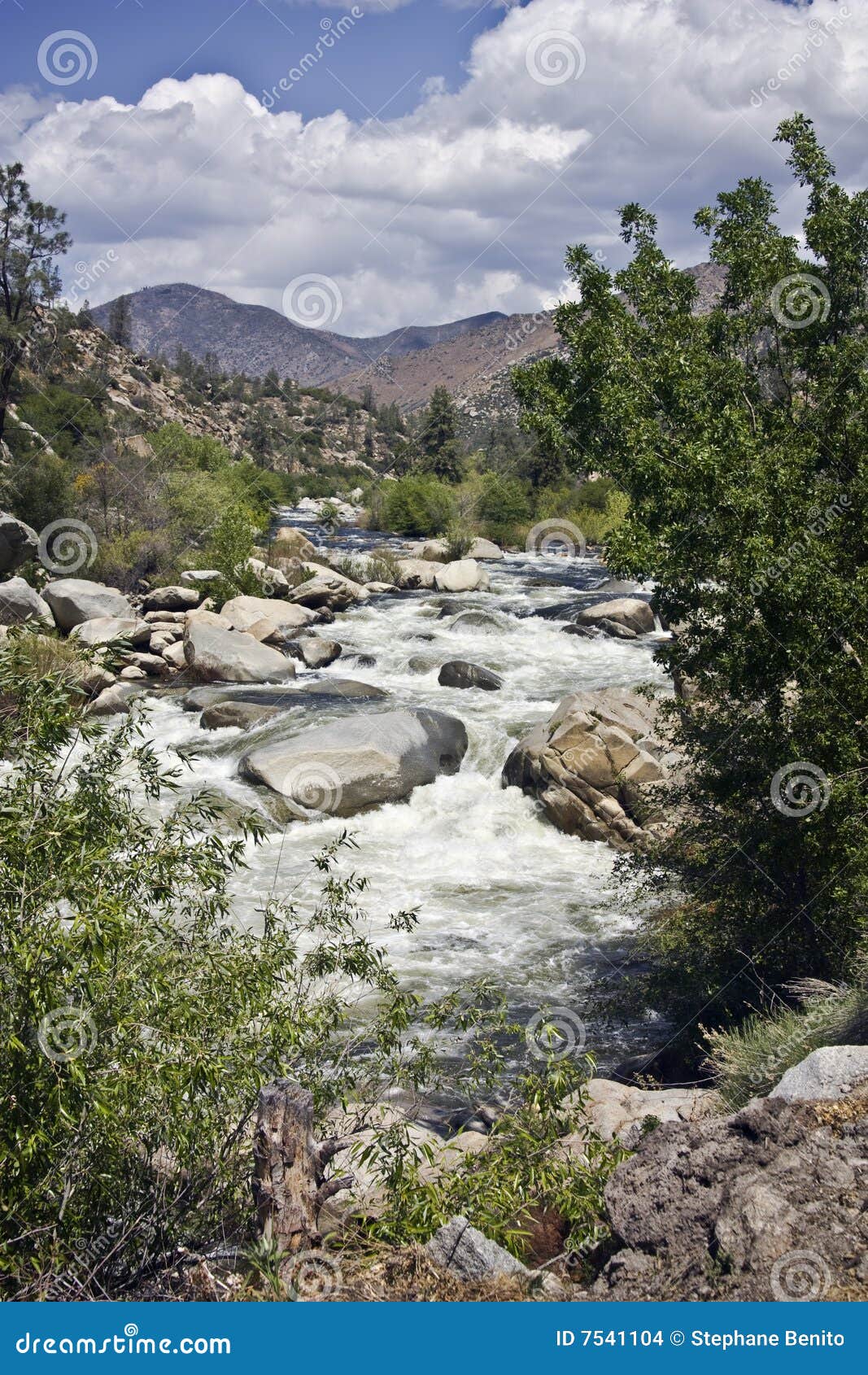 De rivier van Colorado stock foto. Image of blauw, stroom - 7541104