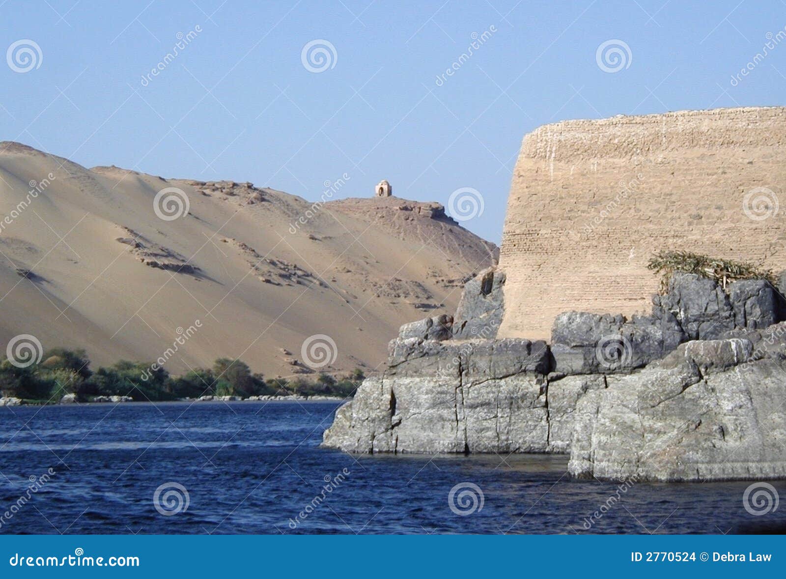 De rivier van Nijl, Egypte stock foto. Image of heuvels - 2770524