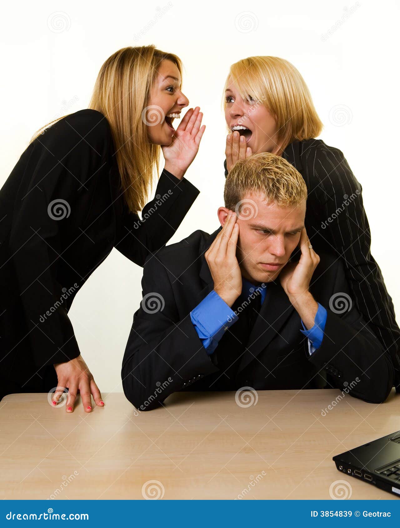 De roddel van het bureau stock afbeelding. Image of medewerker - 3854839