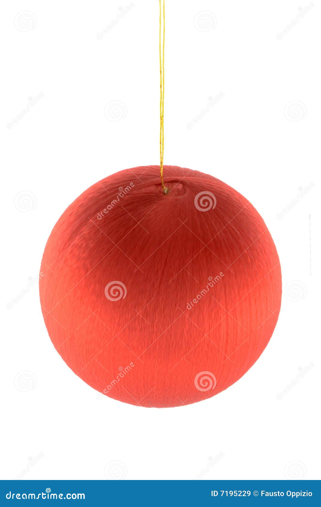 De rode bal van Kerstmis stock afbeelding. Image of textuur - 7195229