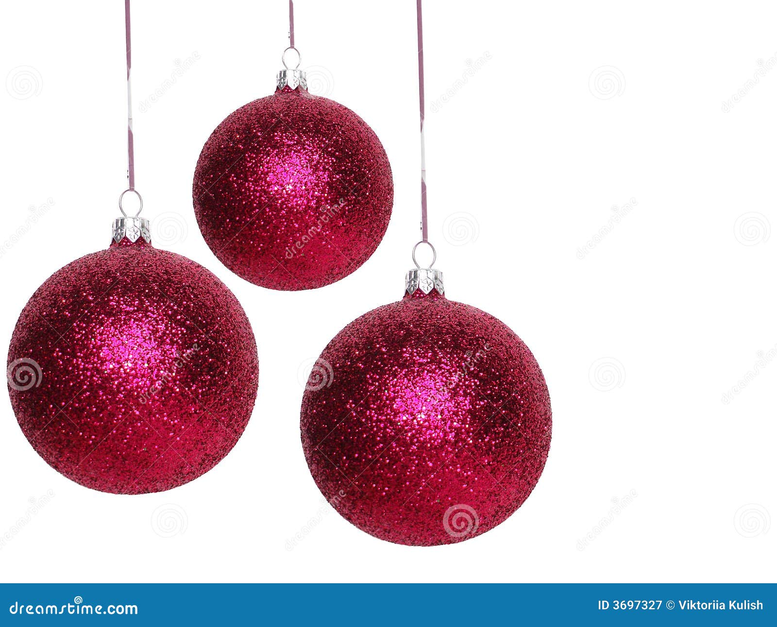 De Rode Ballen Van Kerstmis Stock Afbeelding - Image of gelegenheid ...