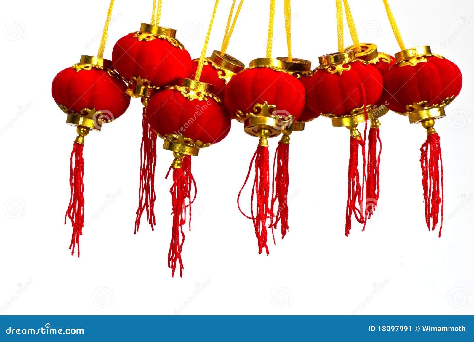 De Rode Chinese Lantaarn Van Het Document Stock Afbeelding - Image of ...