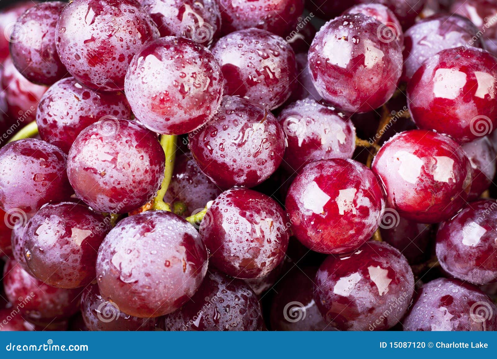 De Rode Druiven Van De Close-up Stock Foto - Image of vers, ingrediënt ...