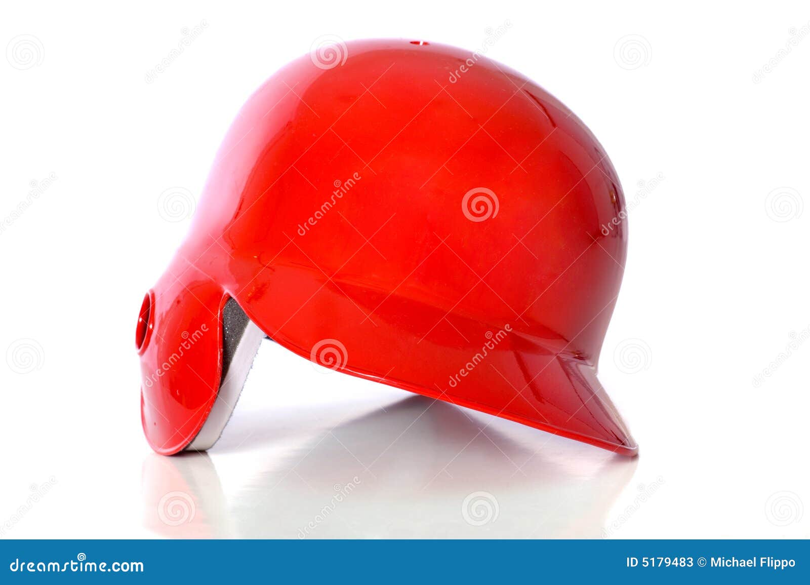 De Rode Helm Van Het Honkbal Stock Afbeelding - Image of achtergrond ...