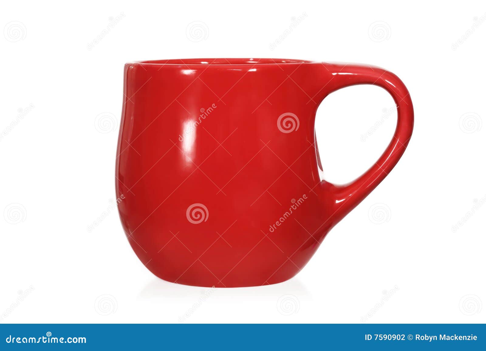 De rode Mok van de Koffie stock foto. Image of drank, ceramisch - 7590902