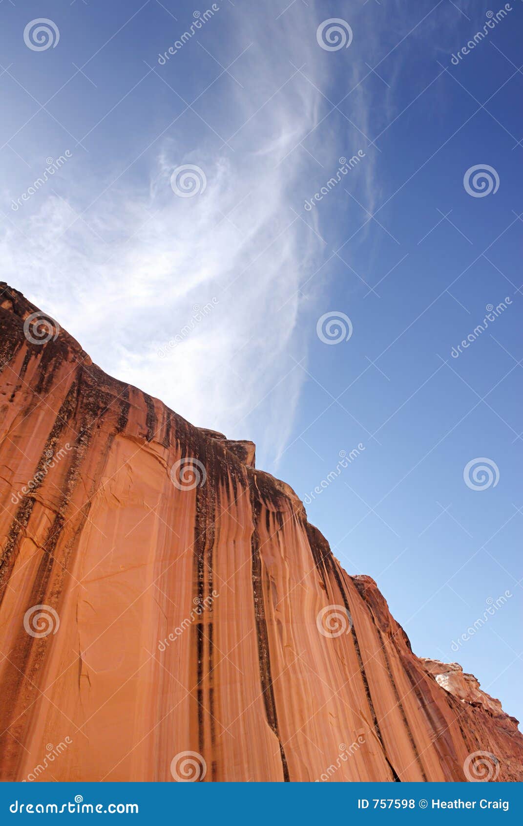 De rode Muur van de Canion stock foto. Image of canion - 757598