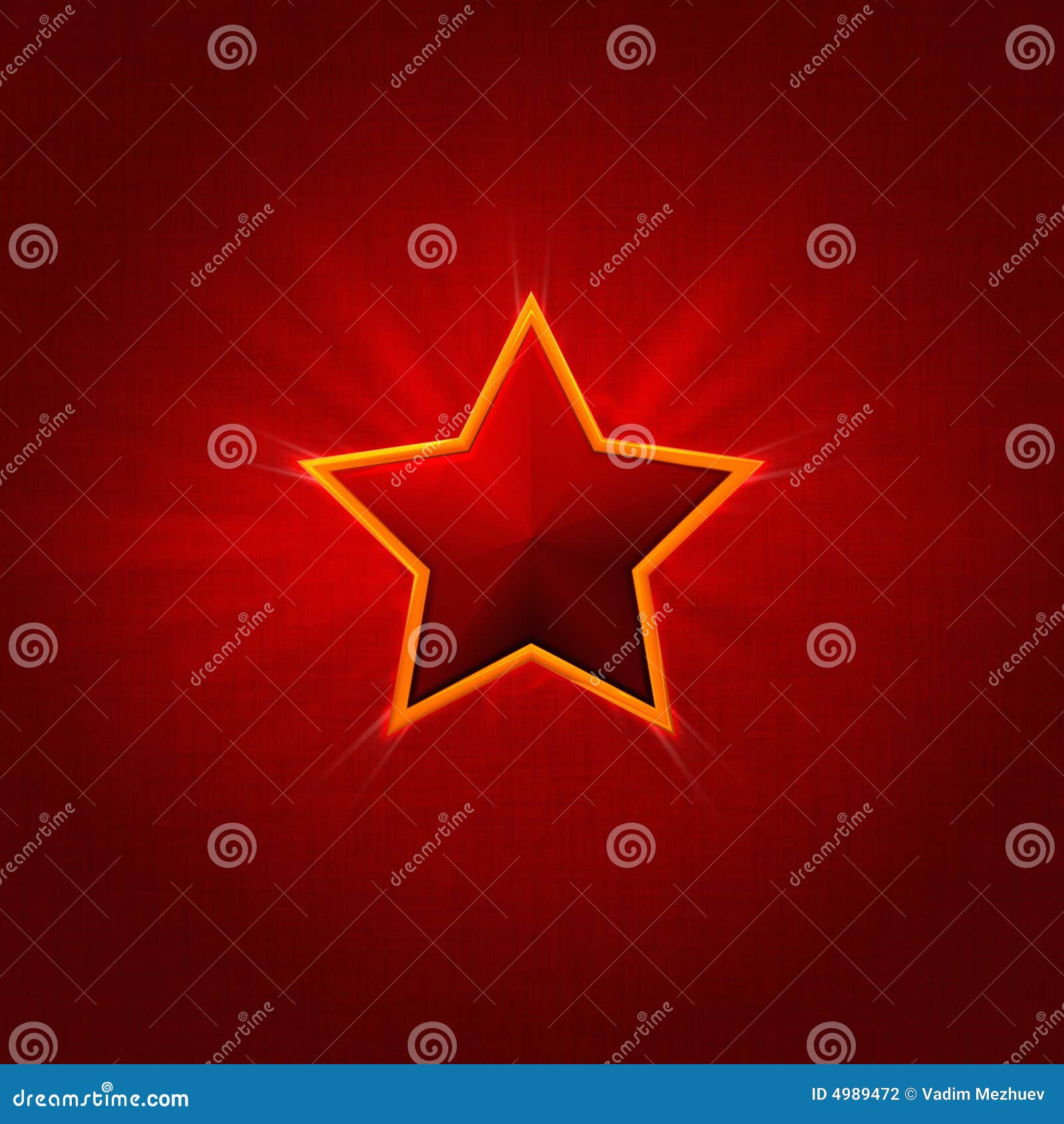 De Rode Ster Van De Dag Van De Overwinning Stock Illustratie ...