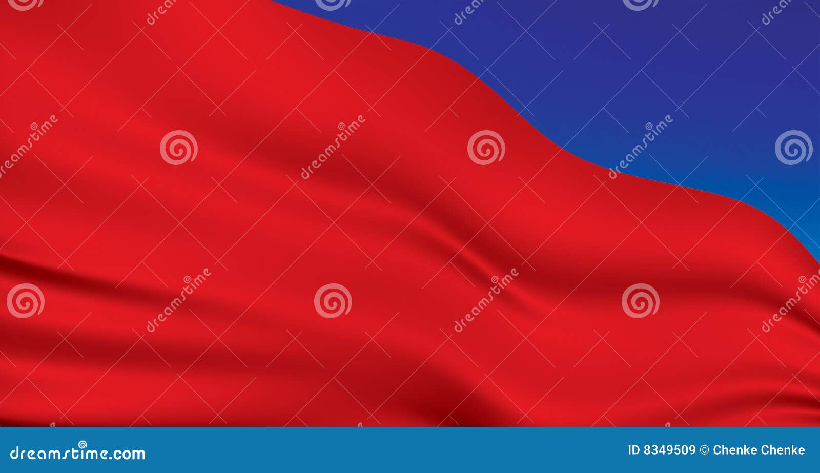 De rode vlag stock afbeelding. Image of rood, symbool - 8349509