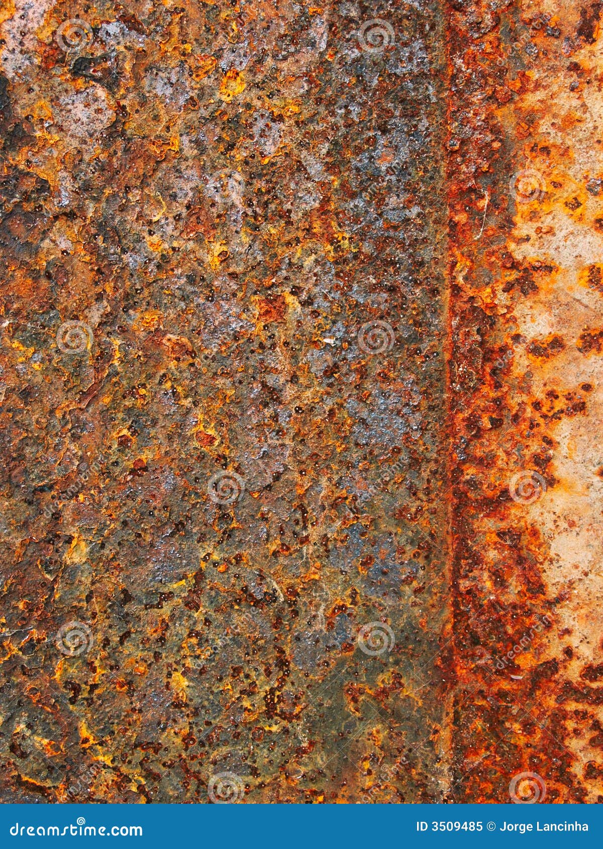 De Roest van het ijzer stock afbeelding. Image of onderaan - 3509485