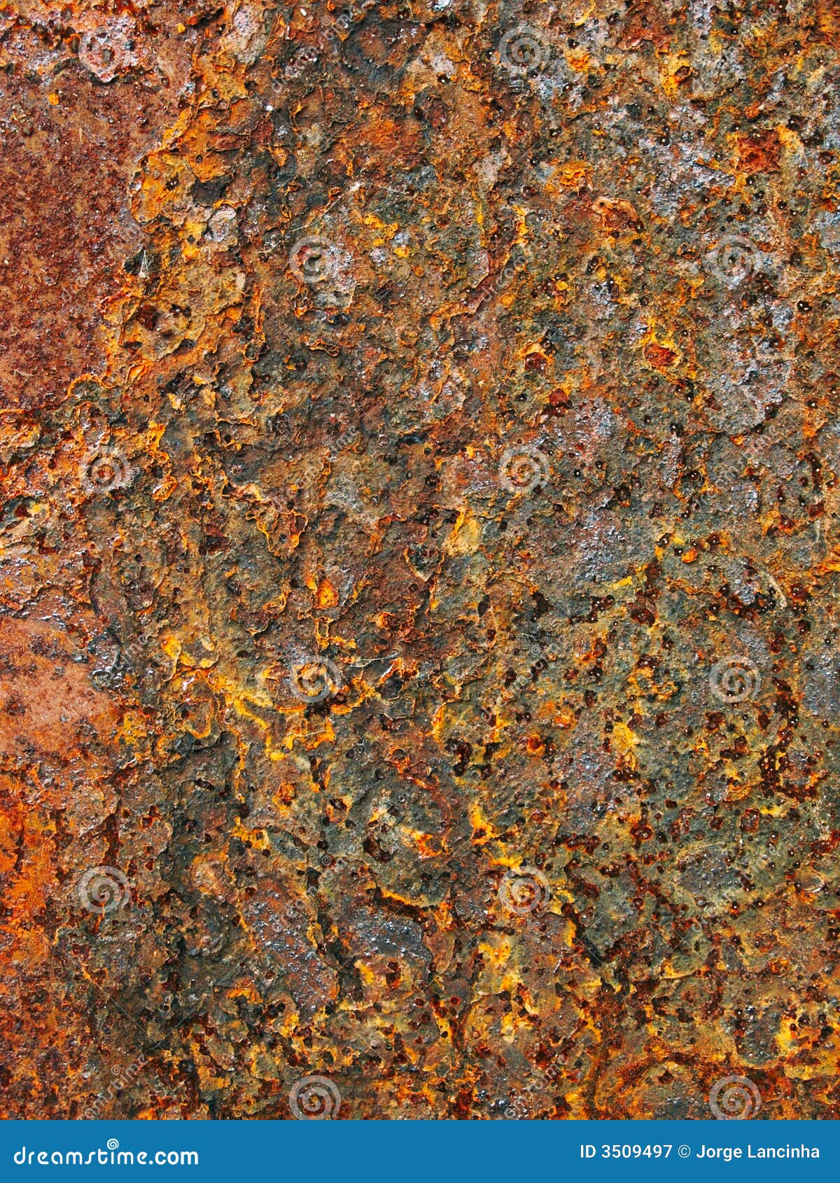 De Roest van het ijzer stock afbeelding. Image of rood - 3509497