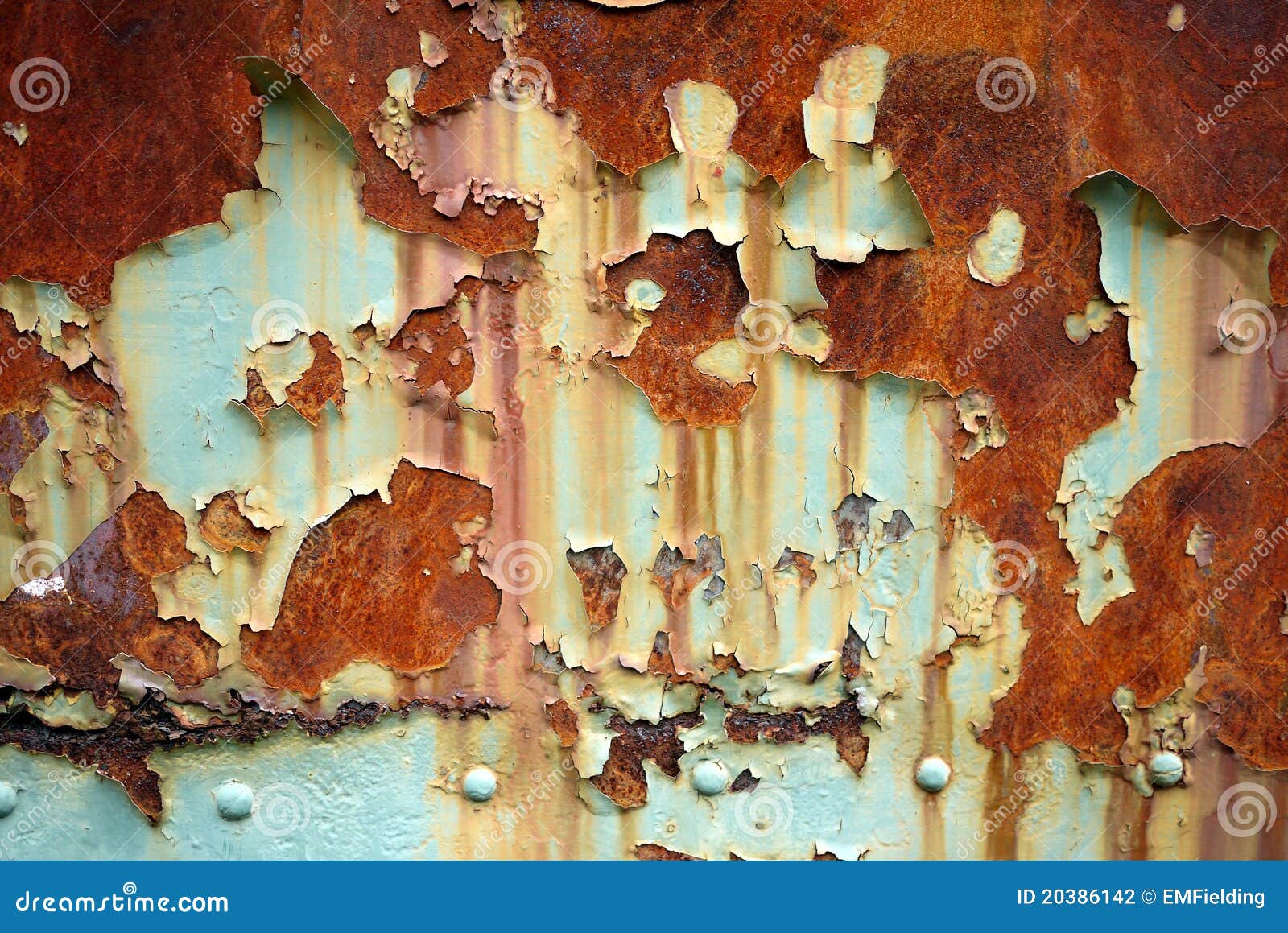 De Roestige Achtergrond Van De Textuur Van De Verf Van Het Metaal Stock ...