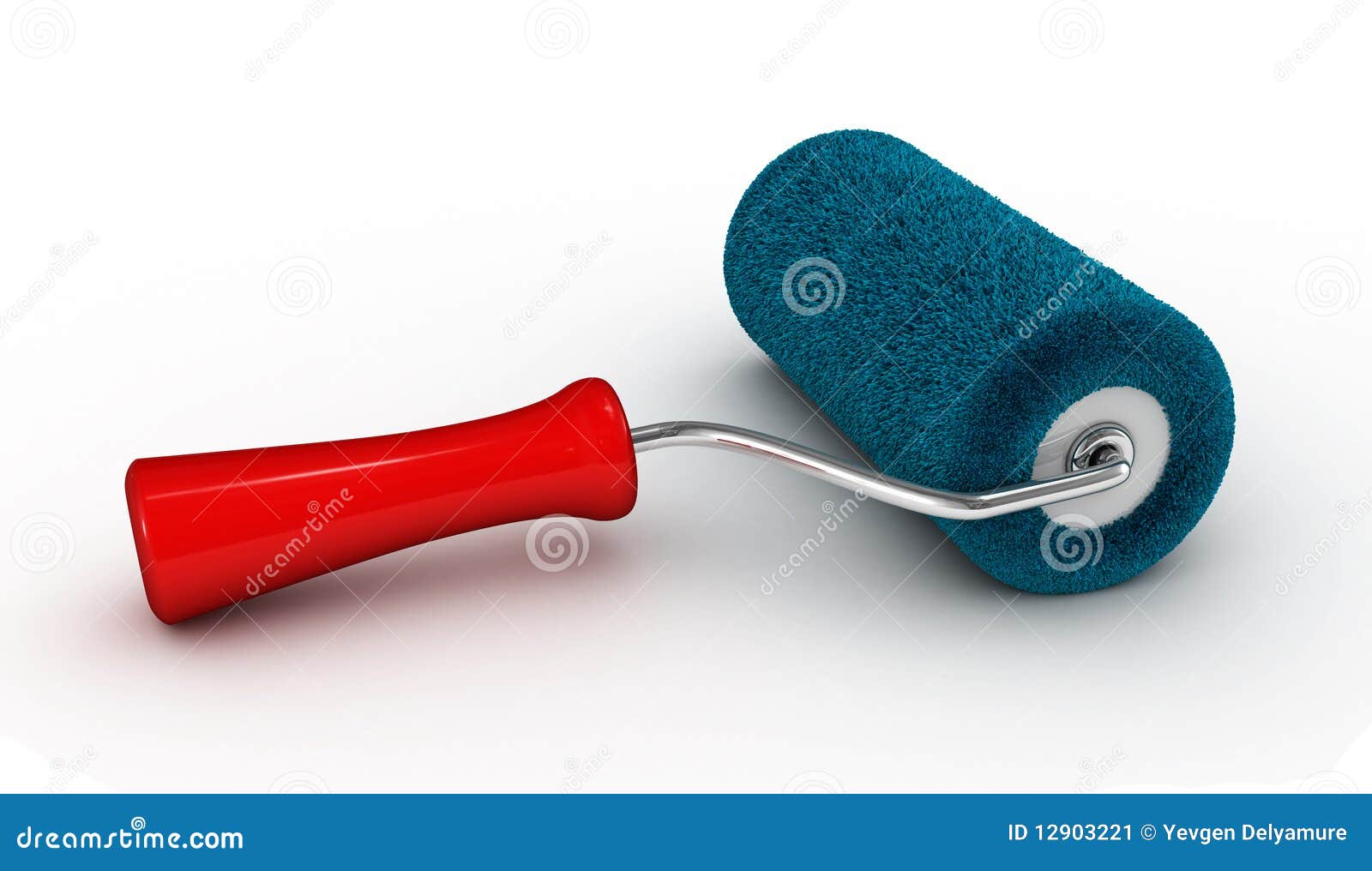 De rol van de verf stock illustratie. Illustration of schaduw - 12903221