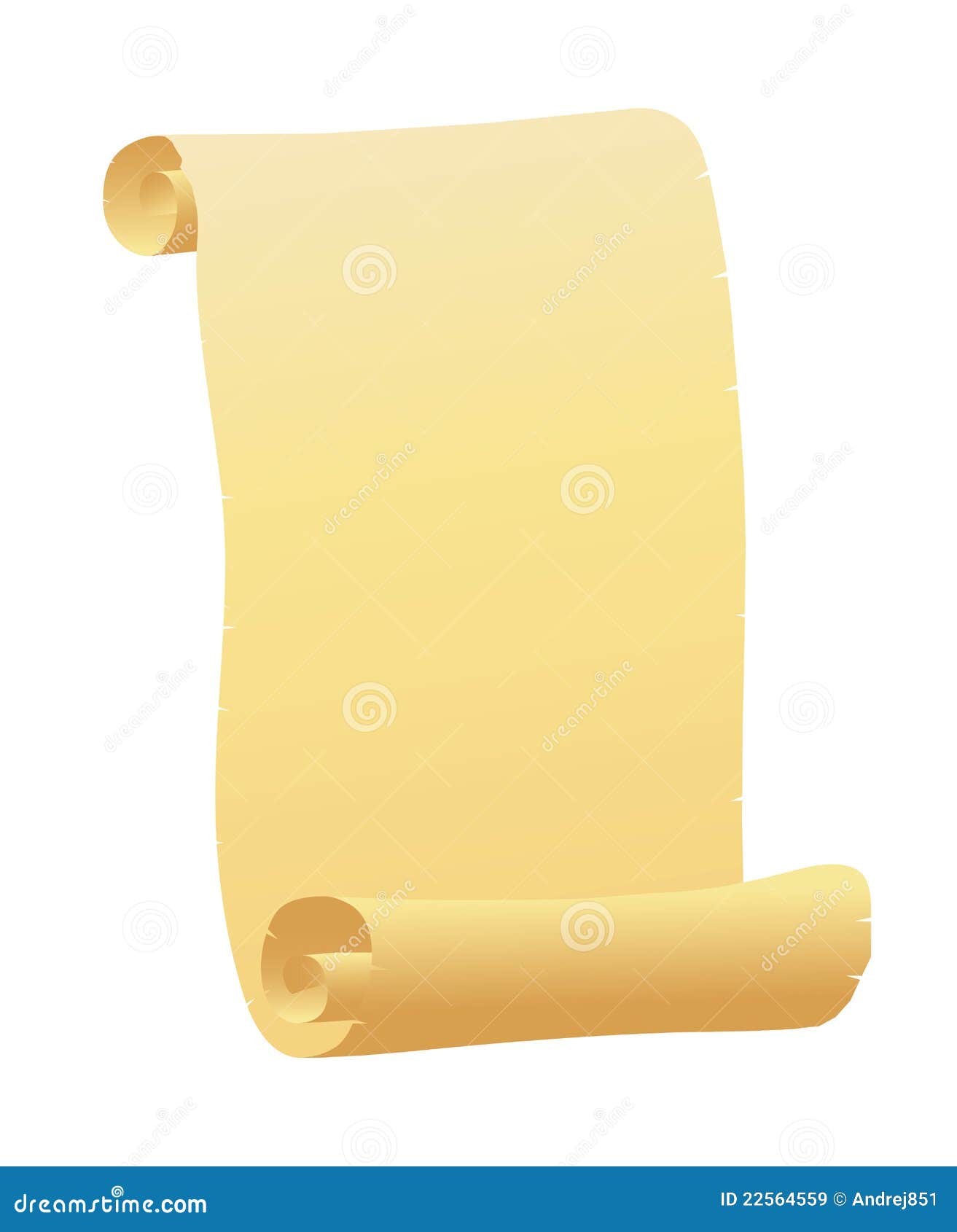 De rol van het document stock illustratie. Illustration of symbool ...