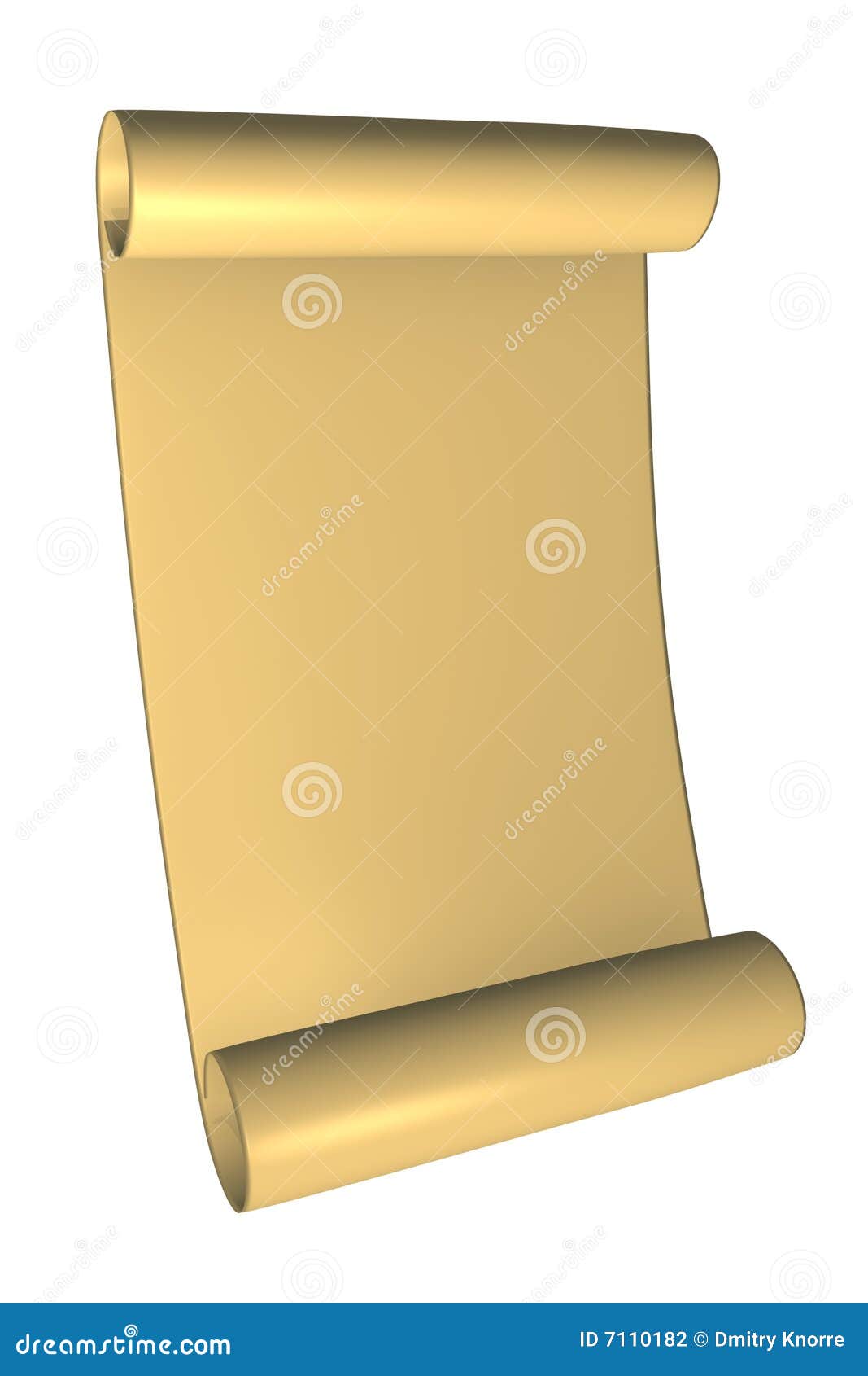 De rol van het perkament stock illustratie. Illustration of papyrus ...