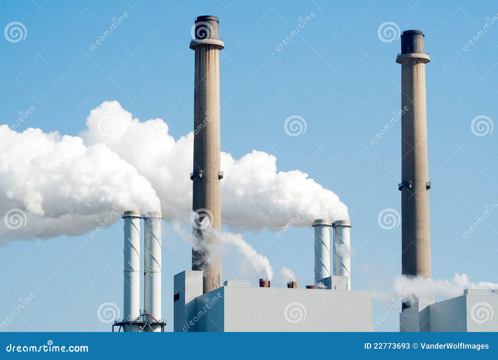 De rook van de fabriek stock afbeelding. Image of globaal - 22773693