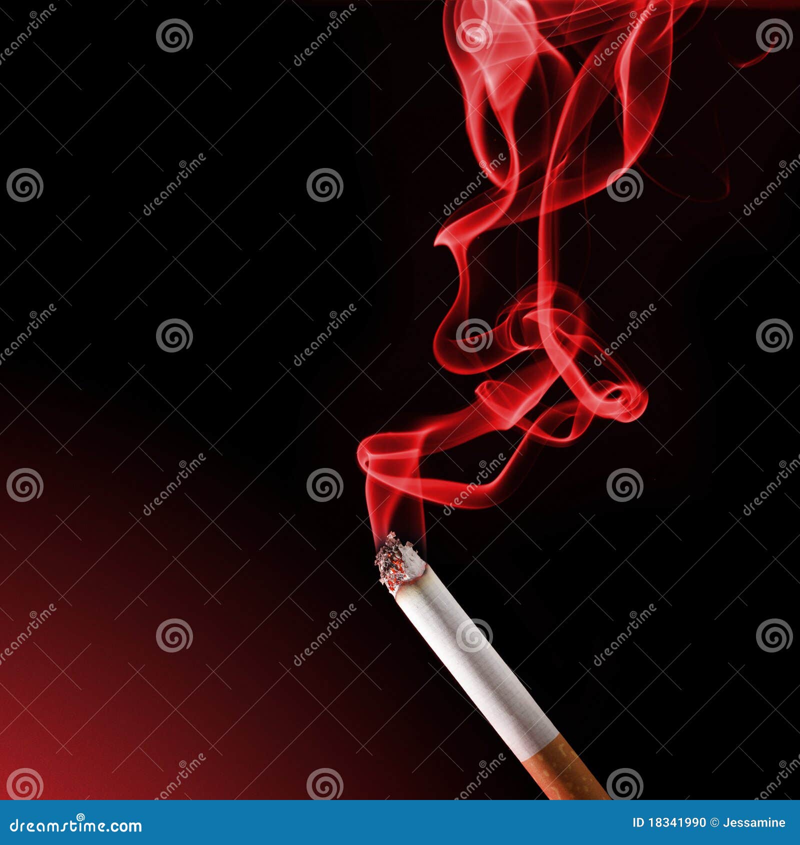 De rook van de sigaret stock foto. Image of donker, tabak - 18341990