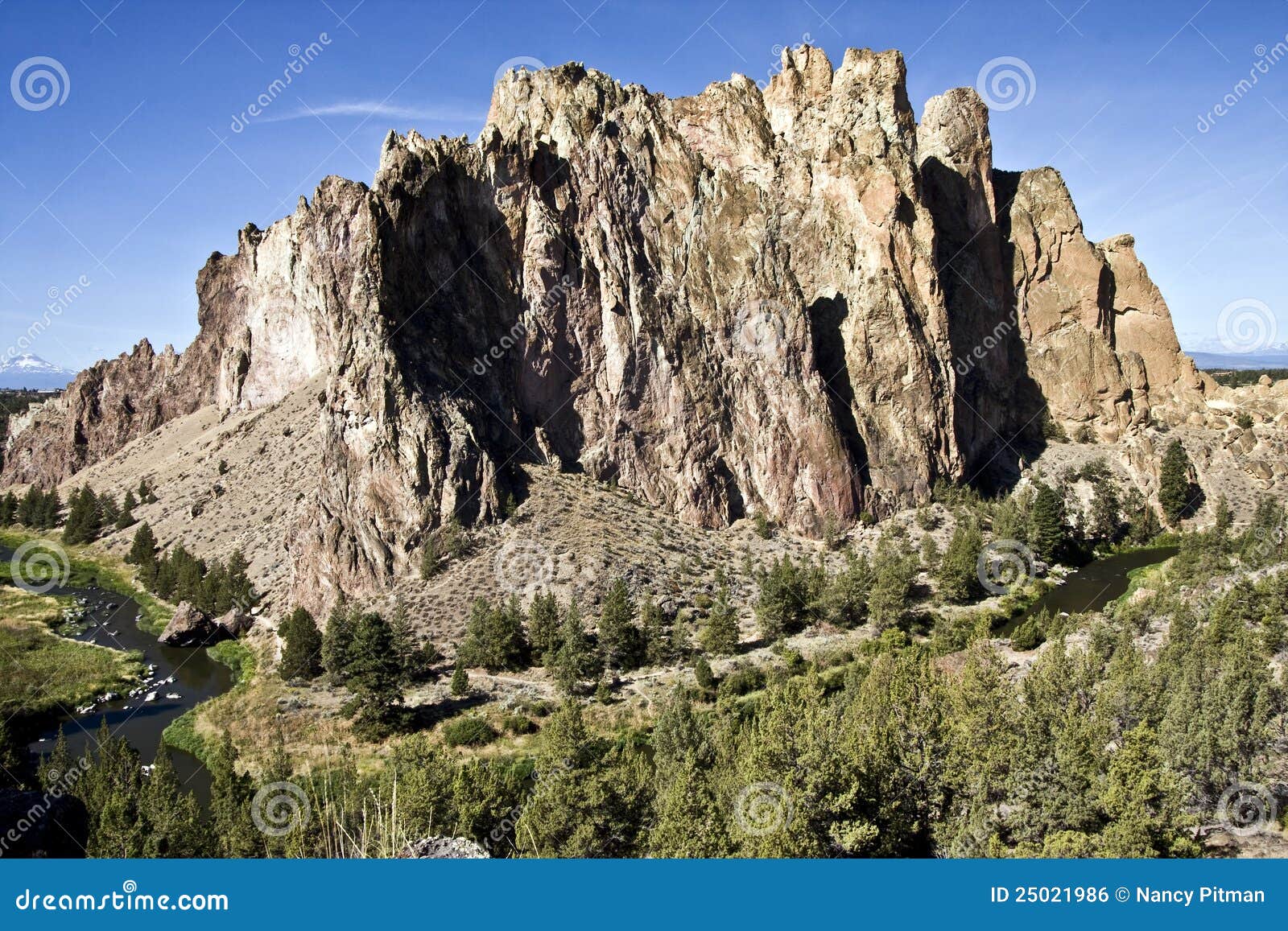 De Rots Oregon van Smith stock foto. Image of rivier - 25021986