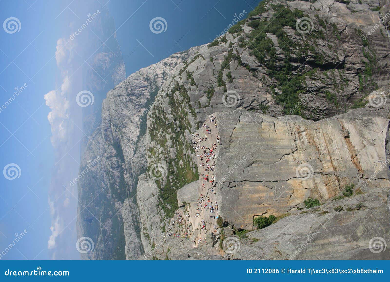 De rots van de preekstoel stock foto. Image of aardig - 2112086