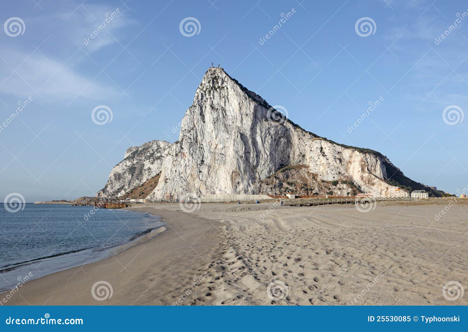 De rots van Gibraltar stock afbeelding. Image of reis - 25530085