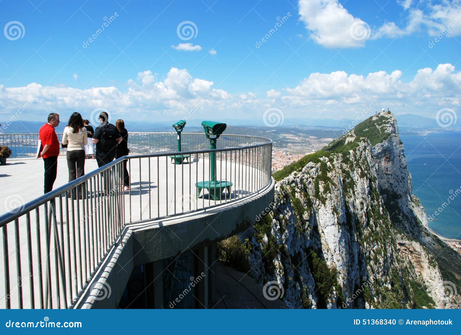 De rots van Gibraltar redactionele afbeelding. Image of blauw - 51368340