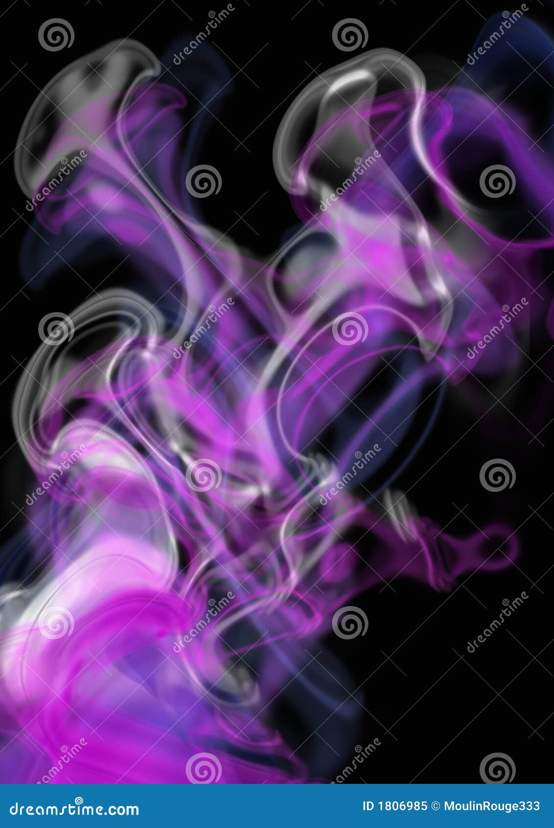 De Roze Rook Van De Mysticus Stock Illustratie - Illustration of purper ...