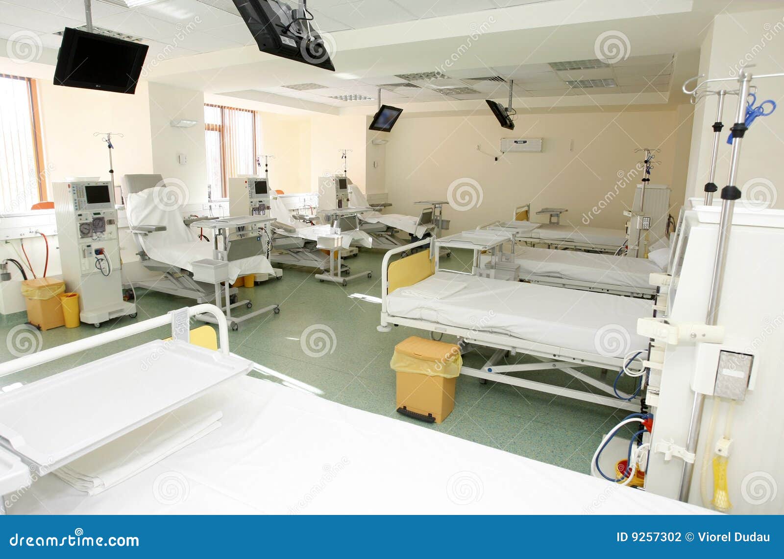 De Ruimte Van Het Ziekenhuis Stock Foto - Image of intensief, vloer ...