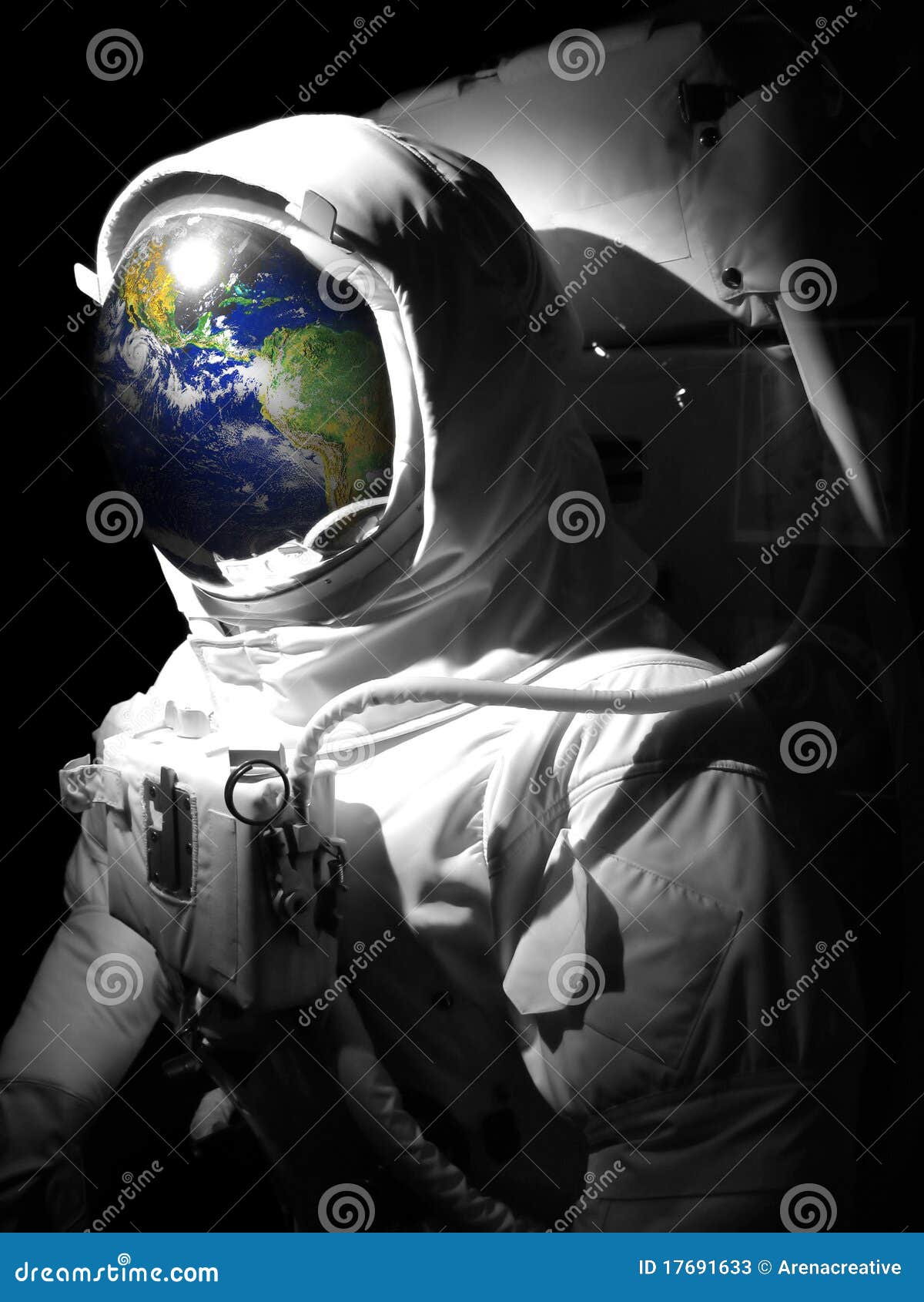 De RuimteMens Van De Astronaut Stock Afbeelding - Image of kosmonaut ...