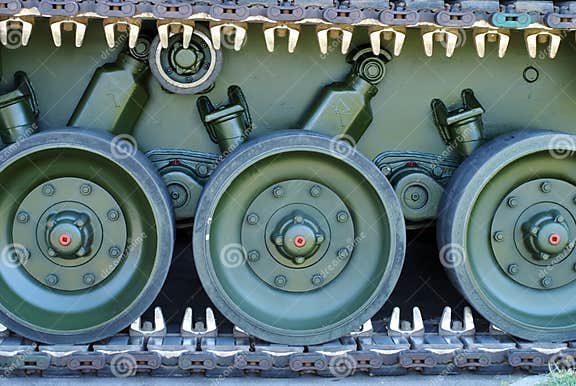 De Rupsband Van De Tank Van Het Leger Stock Foto - Image of ambacht ...