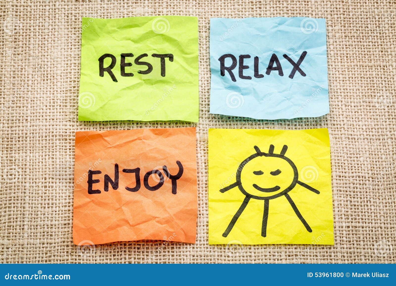 De Rust, Ontspant En Geniet Van Stock Foto - Image of raad, positief ...