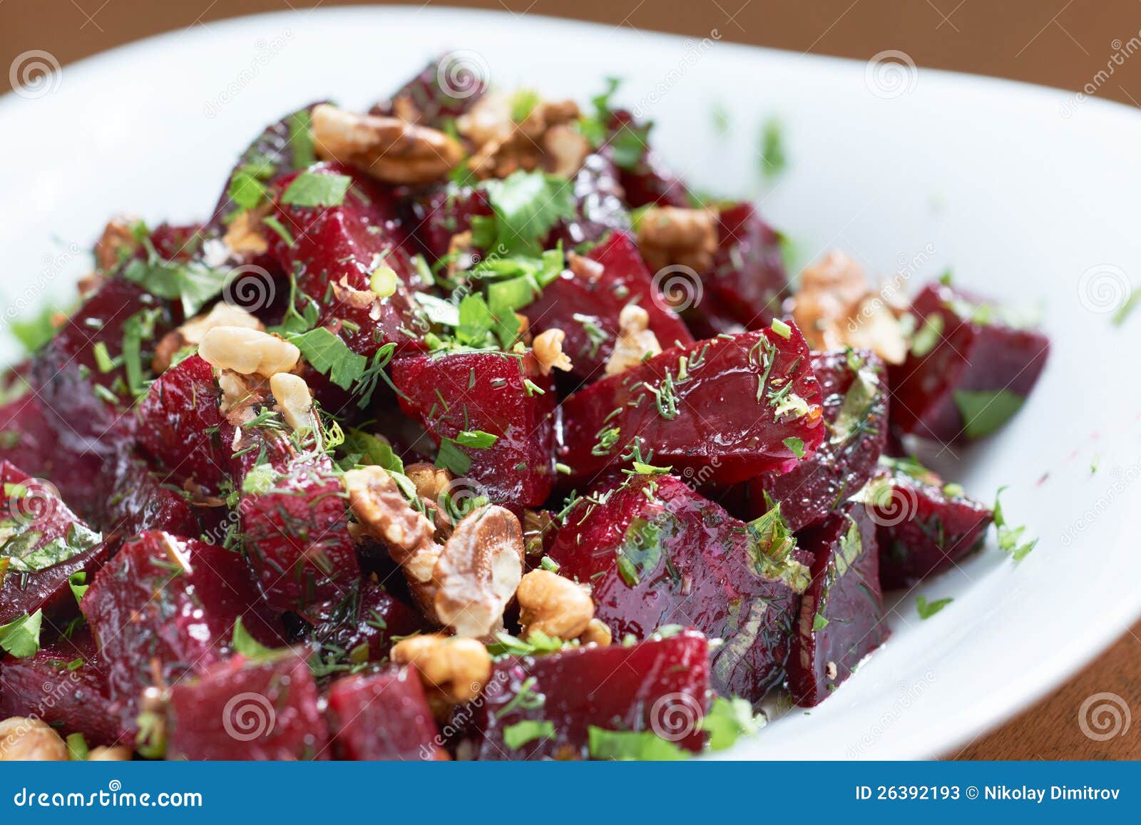 De salade van de biet stock afbeelding. Image of heerlijk - 26392193