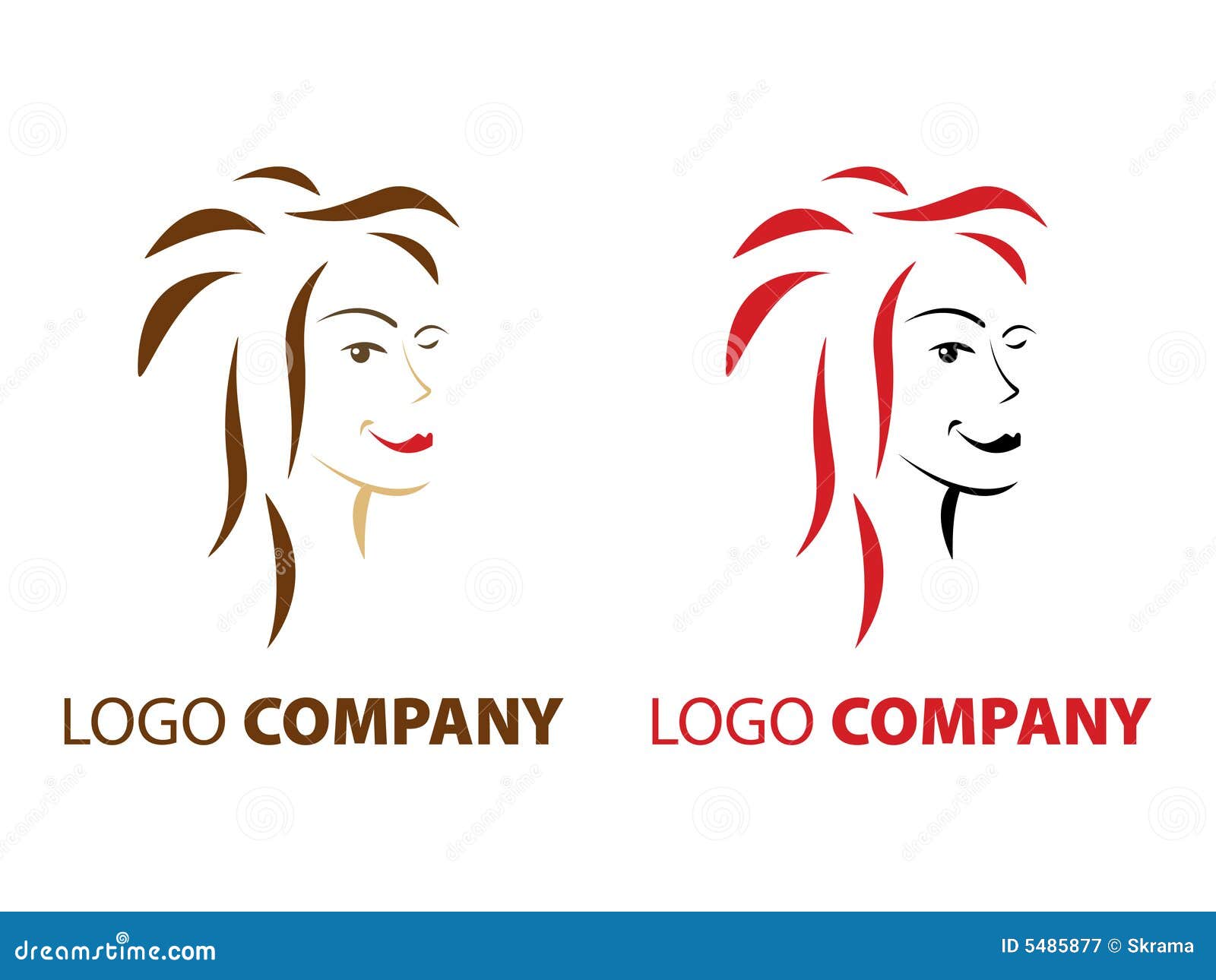 De Salonembleem Van De Schoonheid Stock Illustratie - Illustration of ...