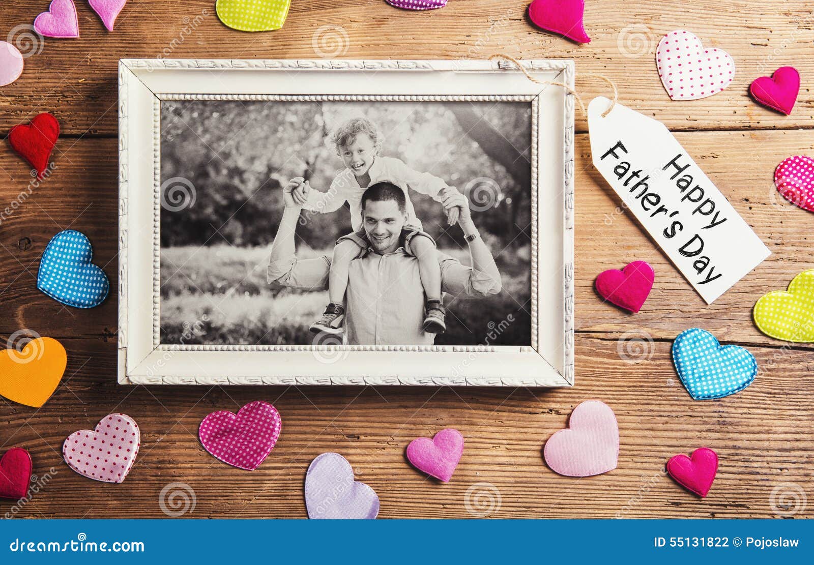 De Samenstelling Van De Vadersdag Stock Foto - Image of decoratief ...