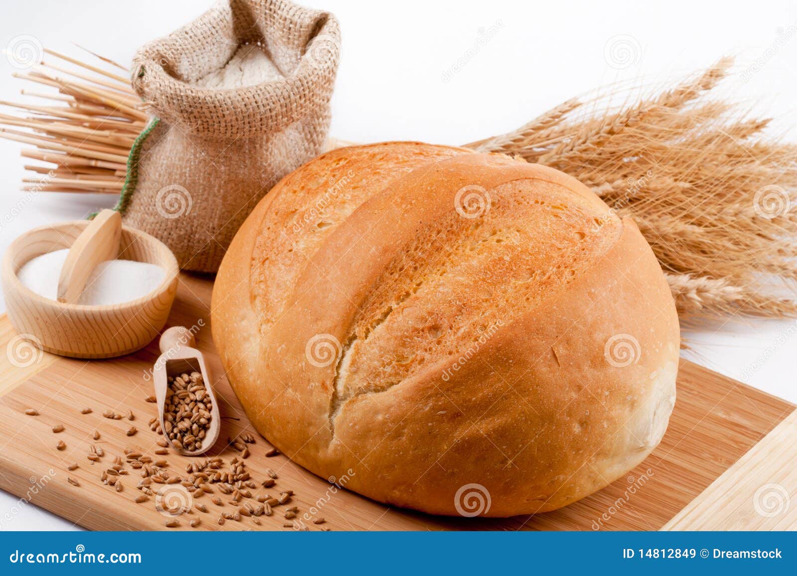 De Samenstelling Van Het Brood Stock Afbeelding - Image of ...