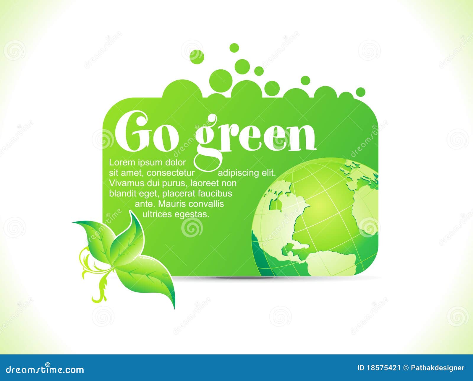 De Samenvatting Gaat Groen Pictogram Vector Illustratie - Illustration ...