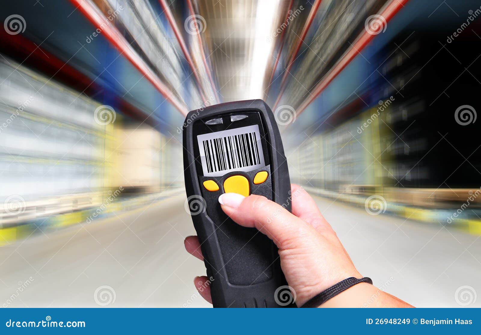 De Scanner Van De Streepjescode Stock Afbeelding - Image of aantal ...