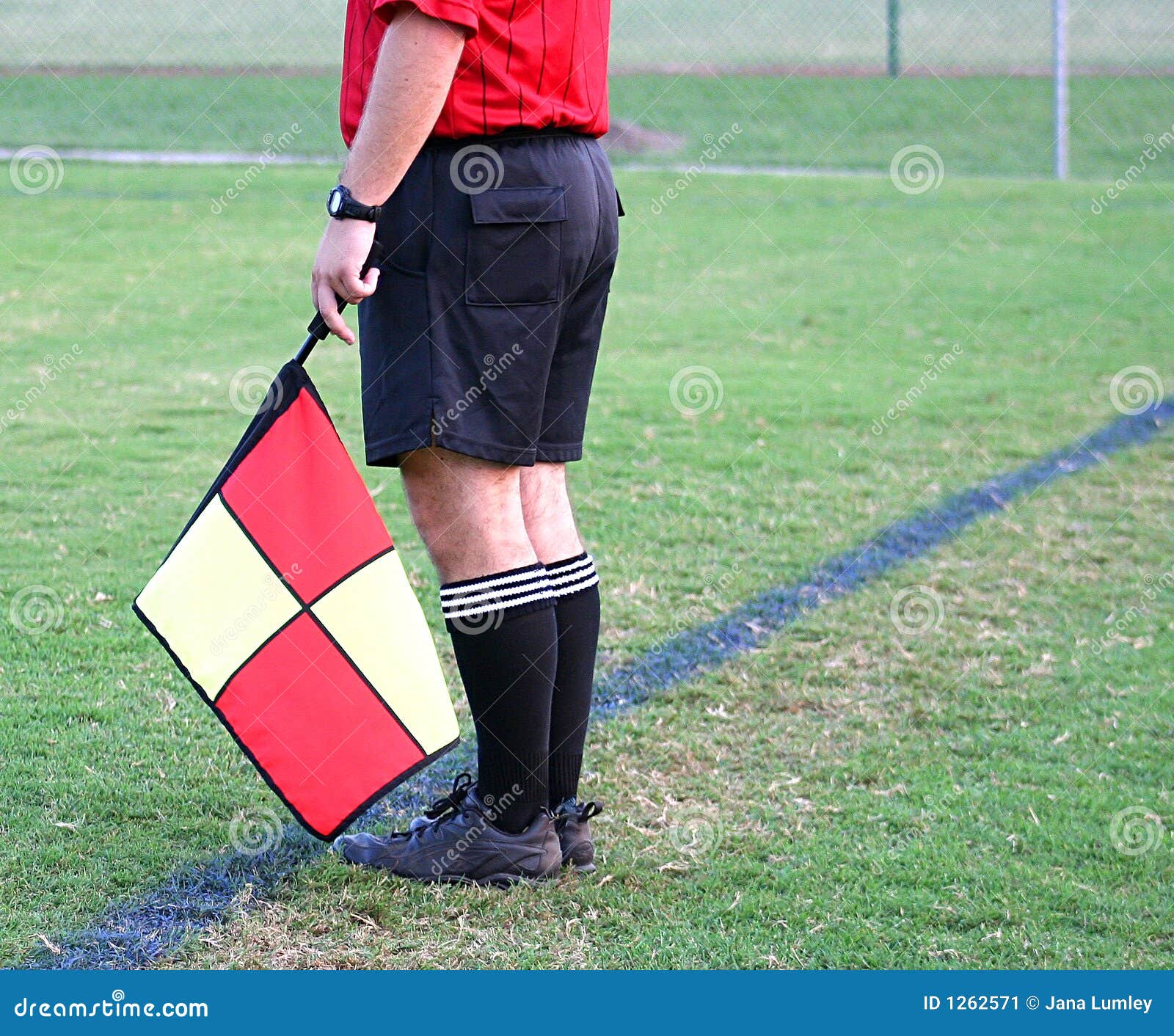 De Scheidsrechter Van Het Voetbal Stock Afbeelding - Image of spel ...