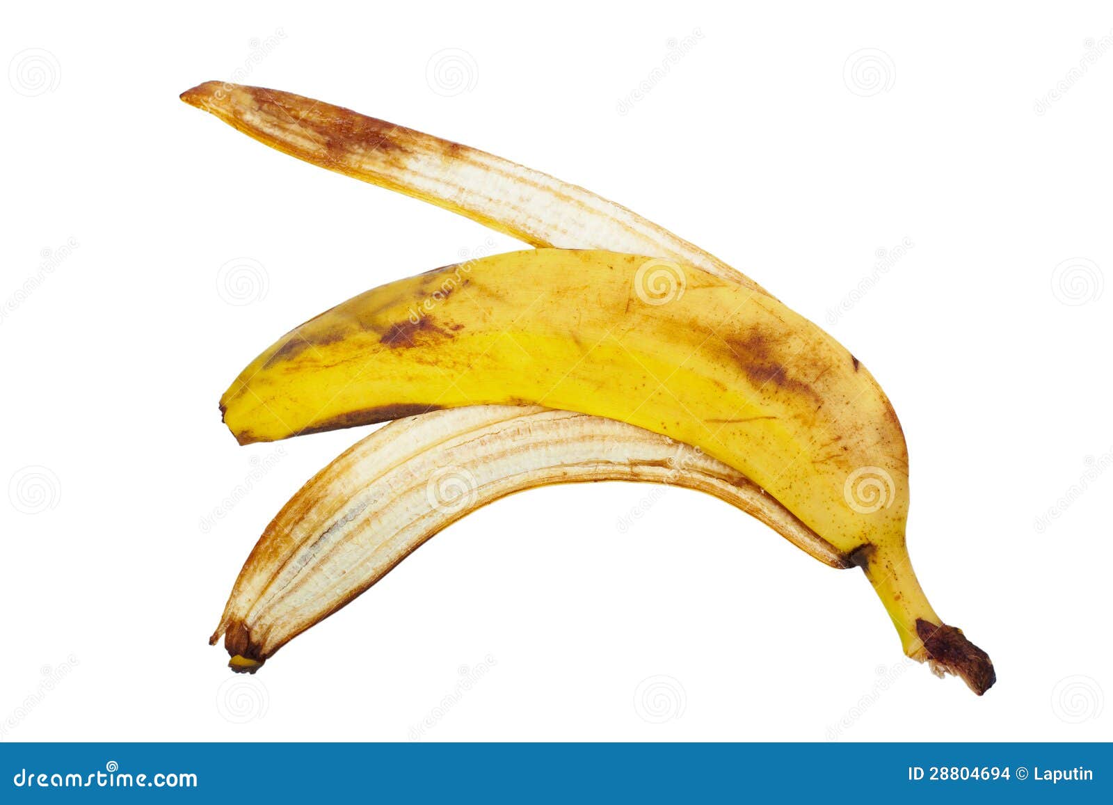 De schil van de banaan stock foto. Image of ongeval, voeding - 28804694