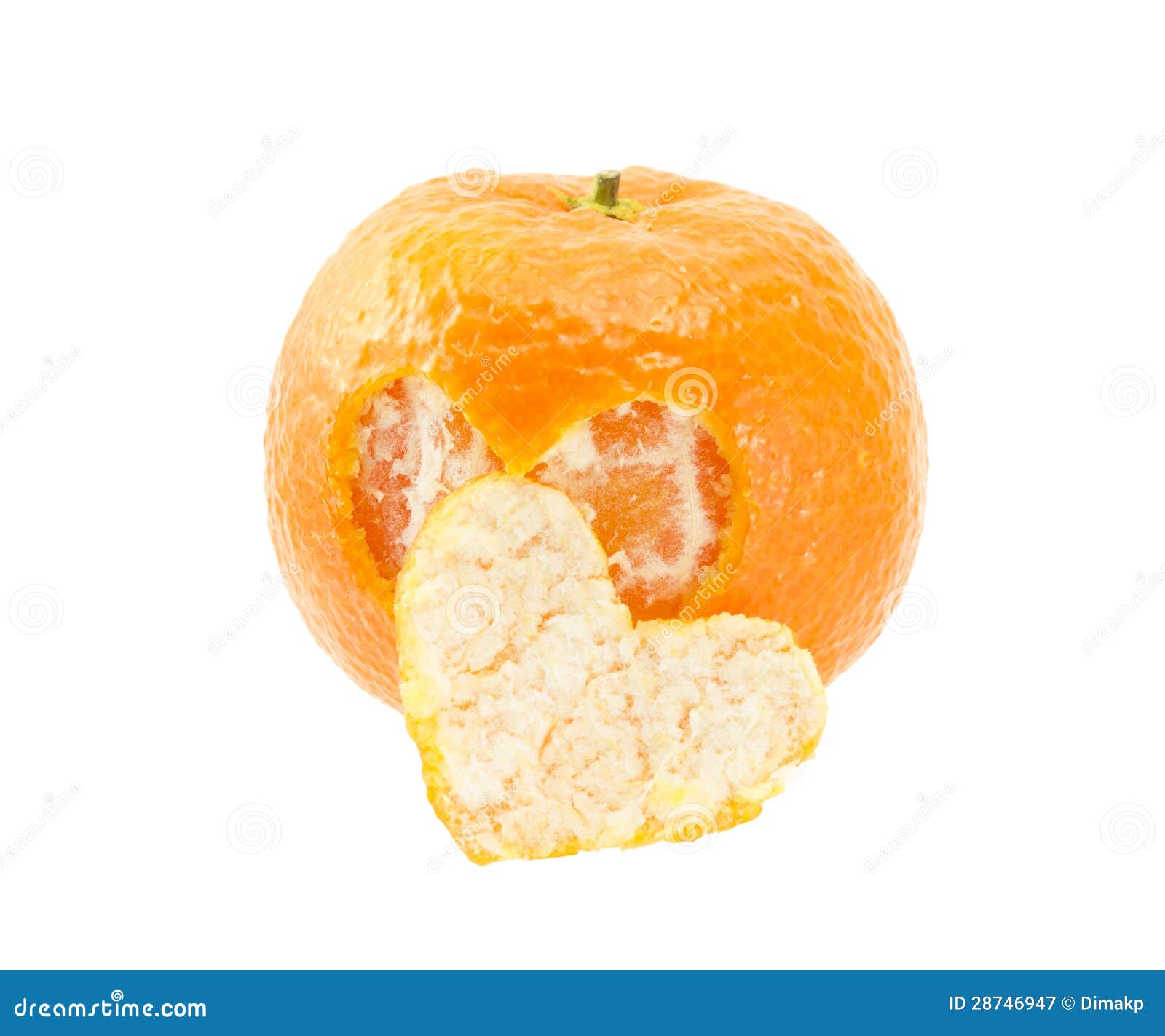 De schil van de mandarijn stock afbeelding. Image of niemand - 28746947