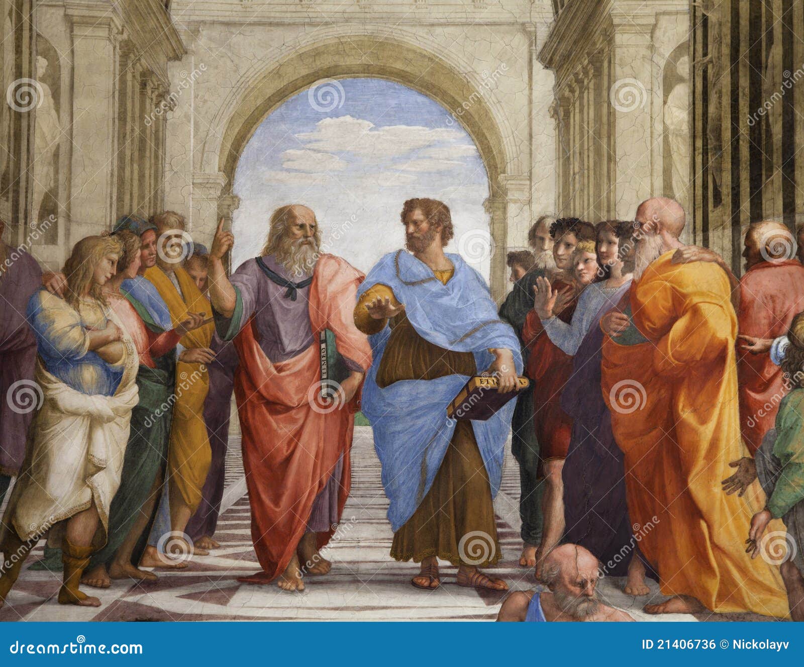 De School Van De Fresko Van Athene Redactionele Foto - Image of raphael ...