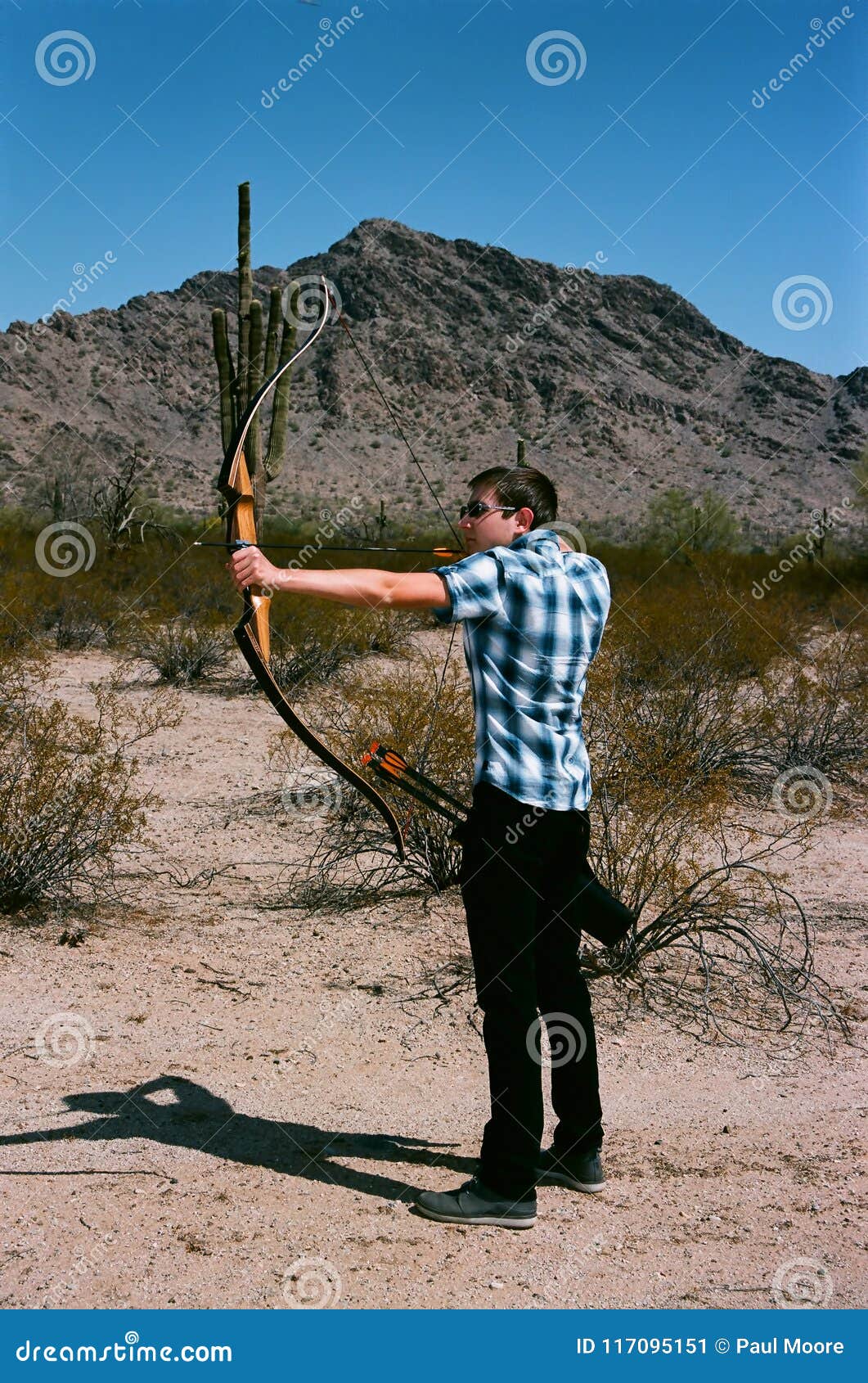 De schutter stock afbeelding. Image of pret, hobby, arizona - 117095151